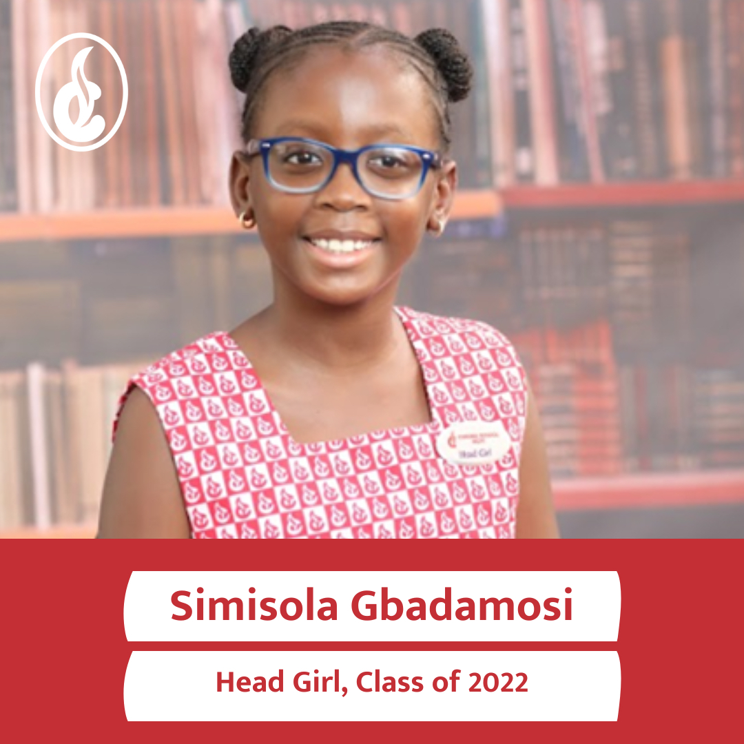Simisola Gbadamosi -IWAJU! - Corona Schools' Trust Council